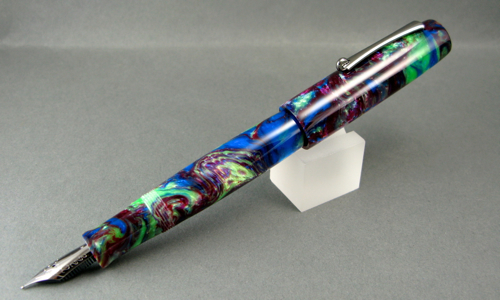 Custom Stealth Scribe in Wizard’s Mist | Scriptorium Pens