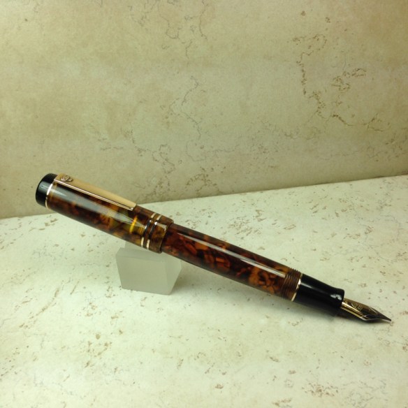 Exemplar in Illuminated Amber Tortoise & Black Acrylics – Large ...