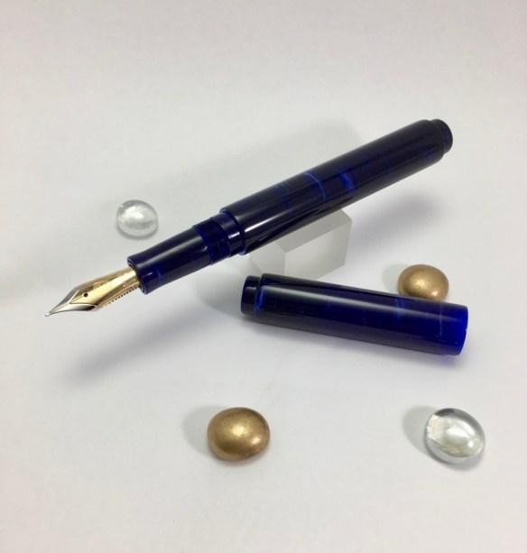 Scroll in Chondria Blue Acrylic – Small | Scriptorium Pens