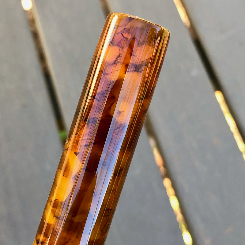 Aeterna in Illuminated Amber Tortoise – Medium | Scriptorium Pens