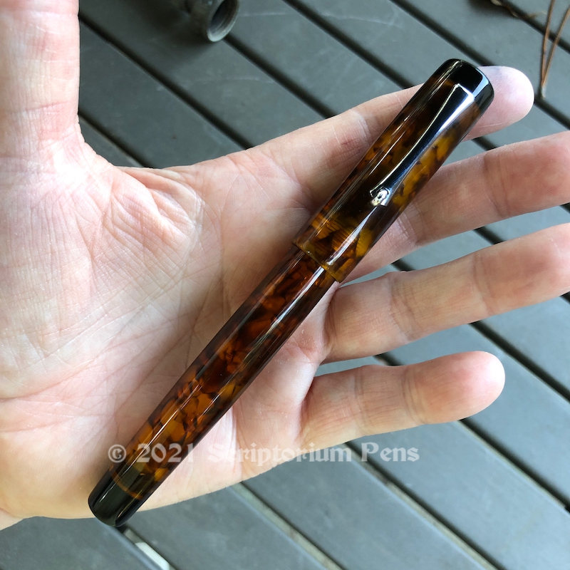 Exemplar in Illuminated Amber Tortoise & Black Acrylic – Medium ...