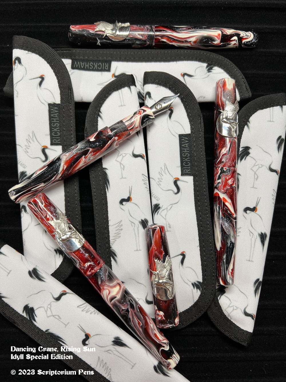 Sale! Dancing Crane, Rising Sun Special Edition | Scriptorium Pens